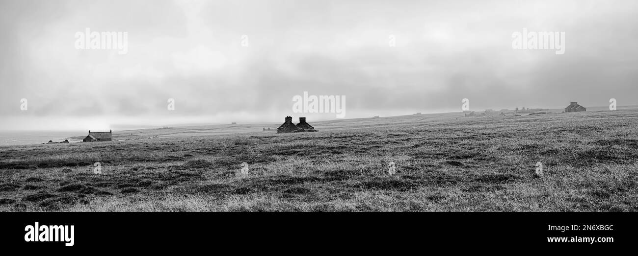 The deserted Island of Stroma Stock Photo - Alamy