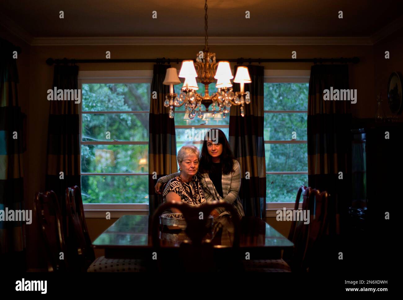 Keely Walker Muse, right, poses for a portrait with her mother Eve ...