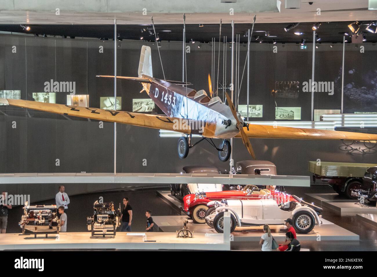 Mercedes-Benz Museum Stuttgart Germany Klemm-Daimler L20 Stock Photo ...