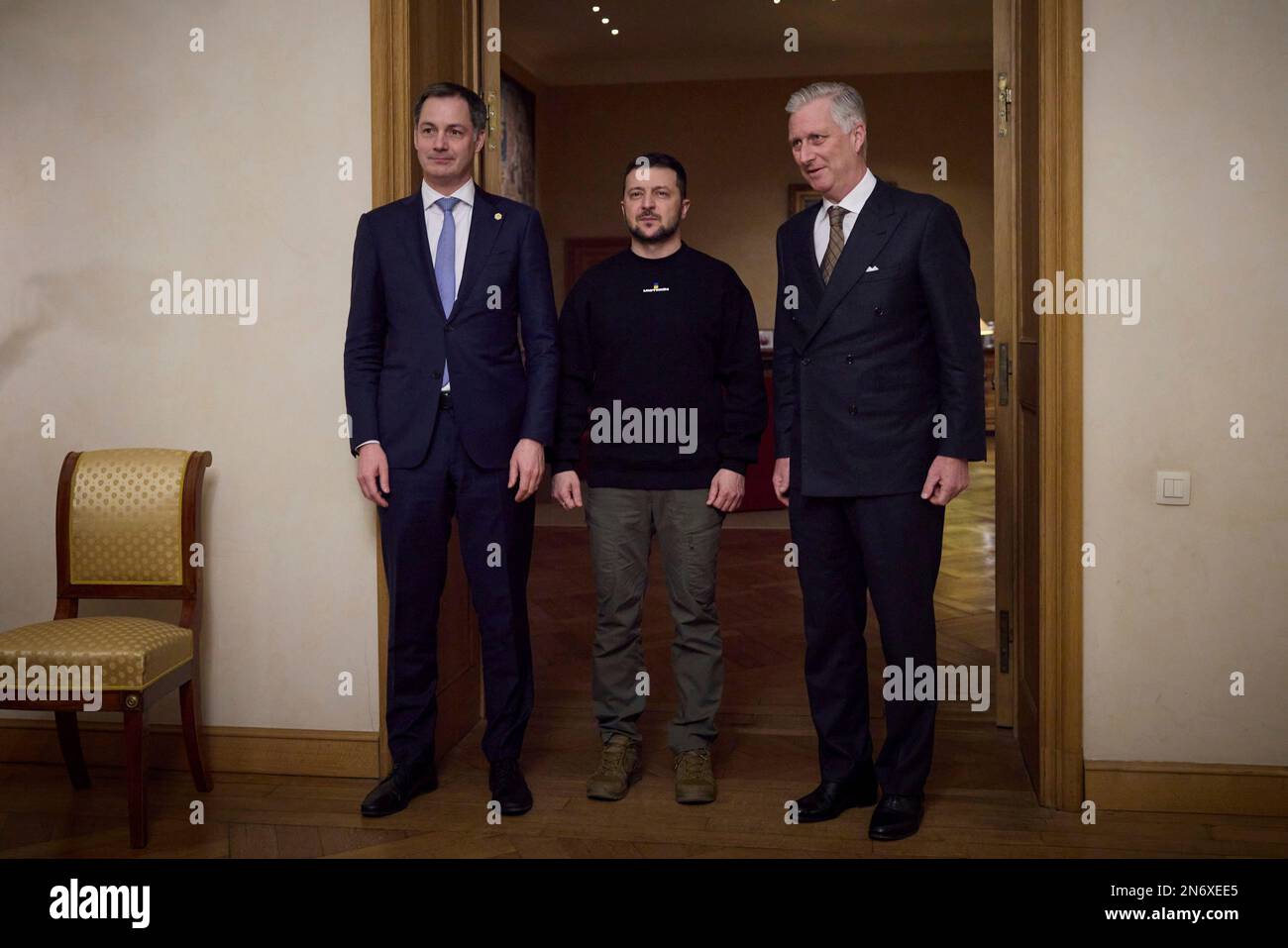 Brussels, Belgium. 09th Feb, 2023. Ukrainian President Volodymyr ...