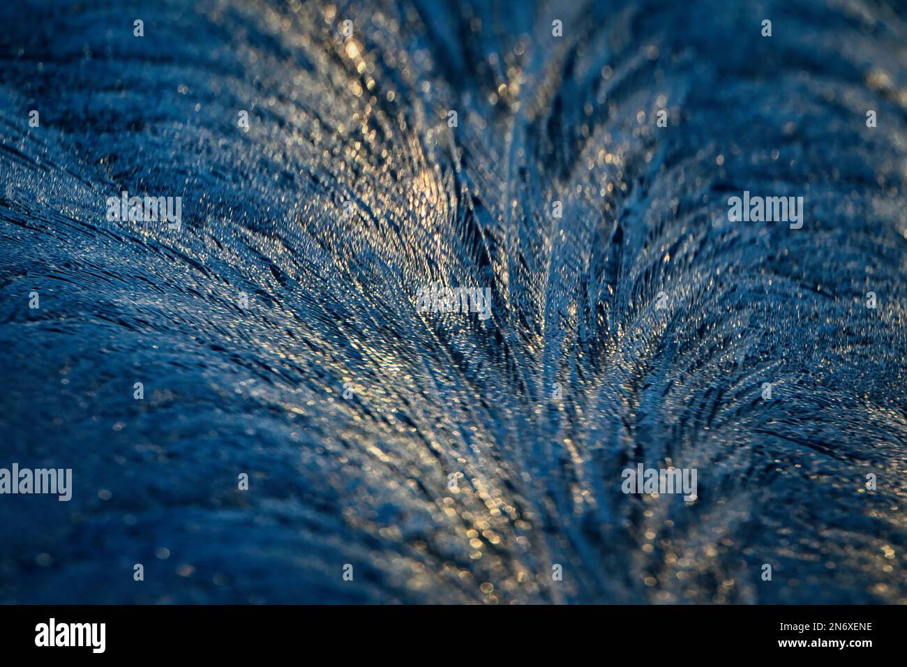 Closeup ice crystals formed on hi-res stock photography and images - Alamy
