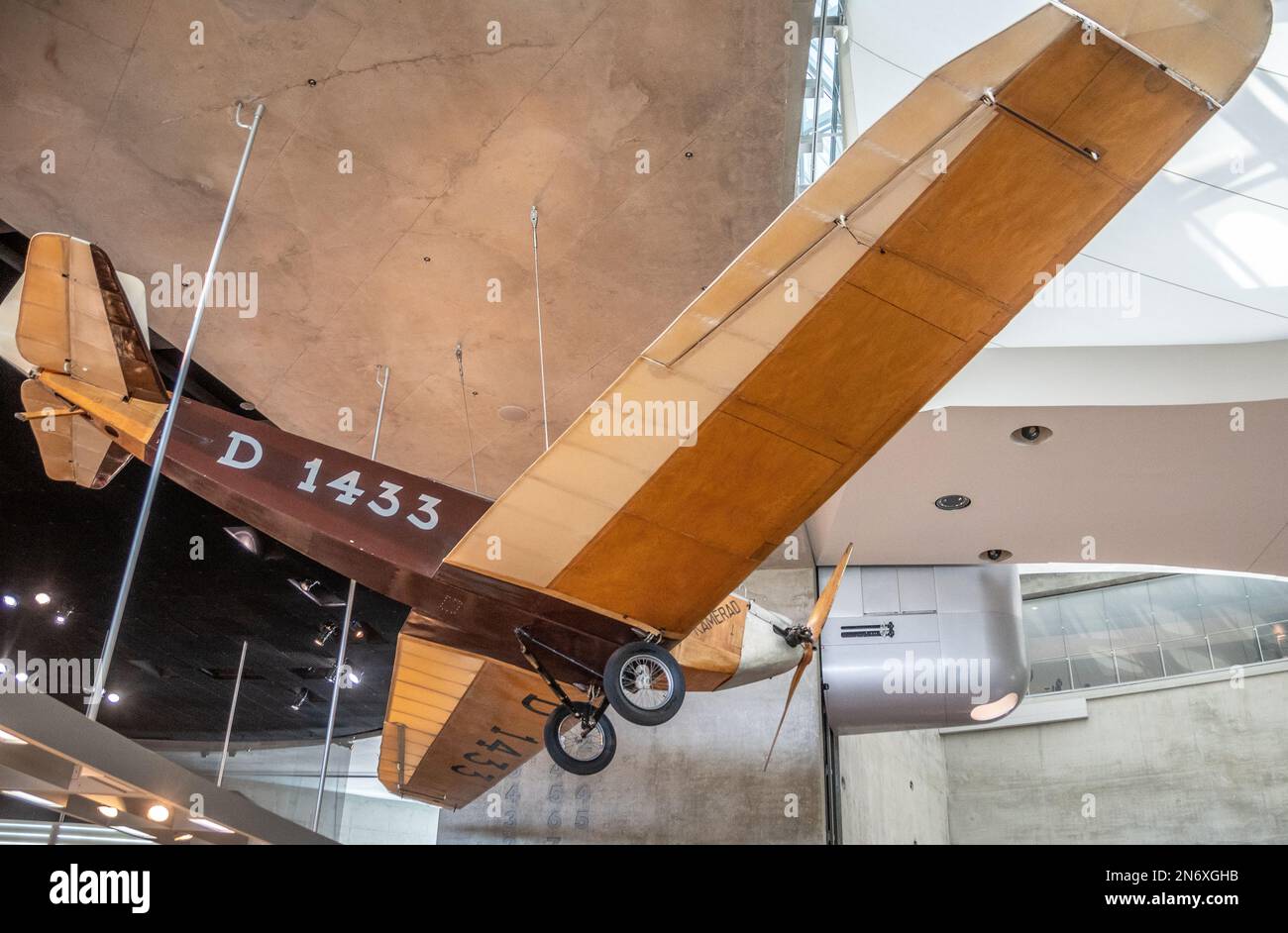 Mercedes-Benz Museum Stuttgart Germany Klemm-Daimler L20 Stock Photo ...