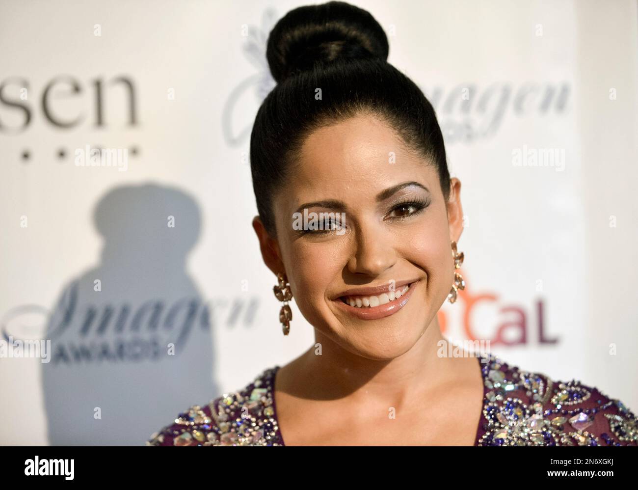Veronica Diaz-Carranza arrives at the 28th Annual Imagen Awards at the ...