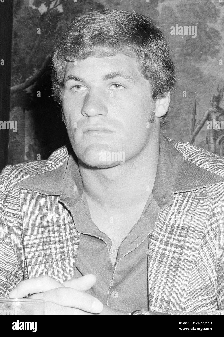 Ken MacAfee, footballer of Notre Dame is shown at the College Football ...