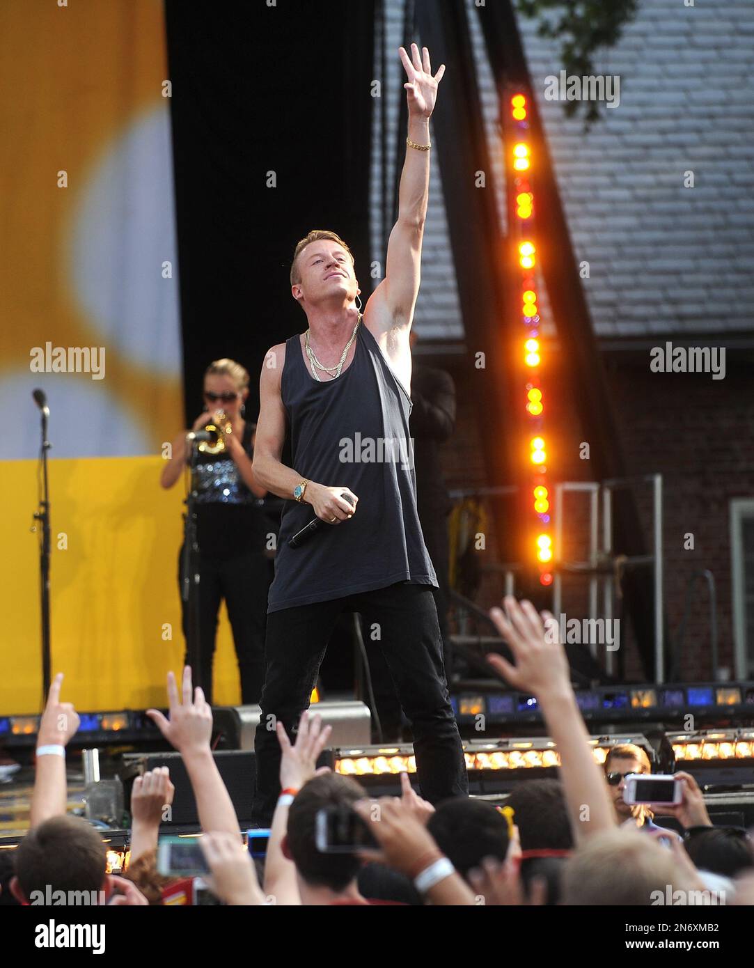 Musician Ben Haggerty, also known as Macklemore performs on stage at ...