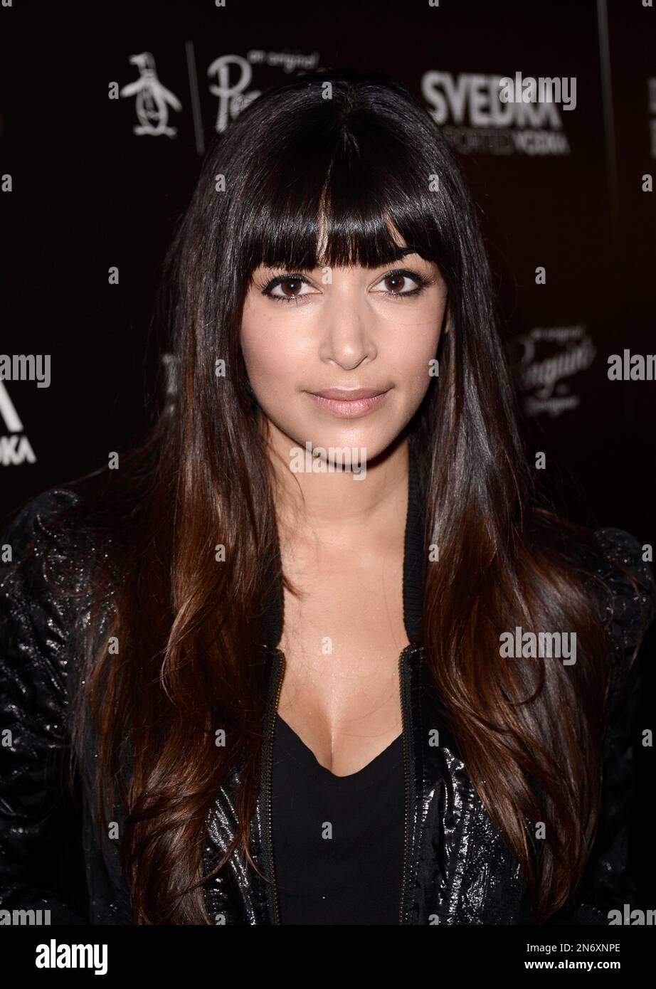 Actress Hannah Simone arrives on the red carpet at the special ...