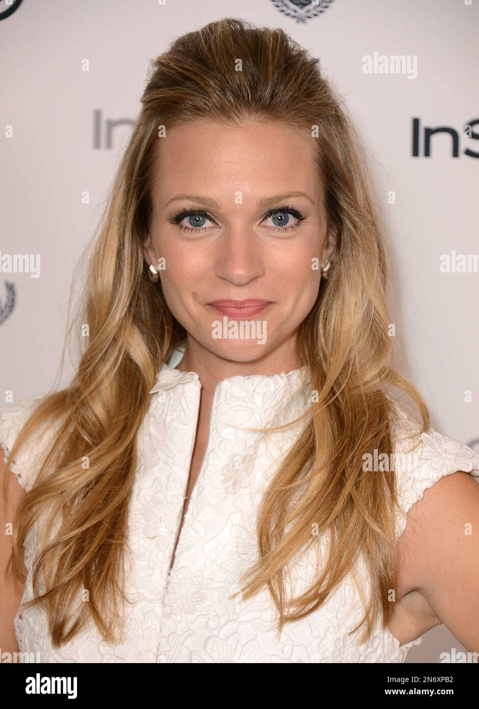 A. J. Cook arrives at the InStyle Summer Soiree at the Mondrian Hotel ...