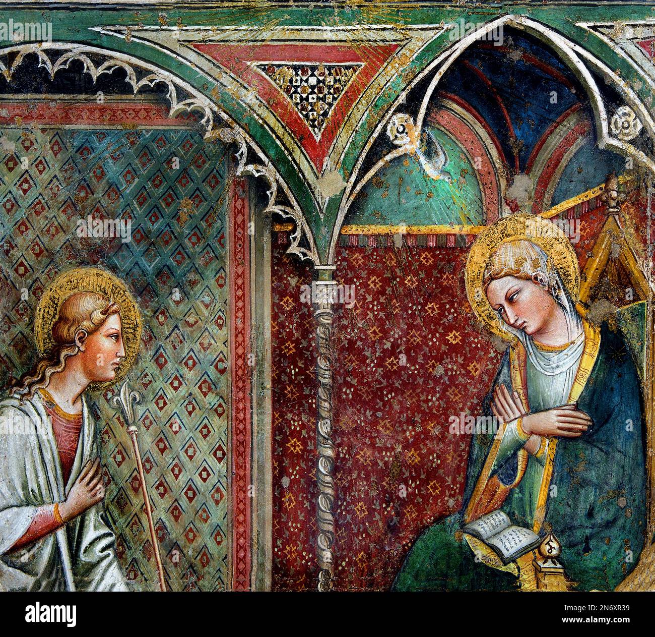 Annunciation 1320 pietro lorenzetti hi-res stock photography and images - Alamy