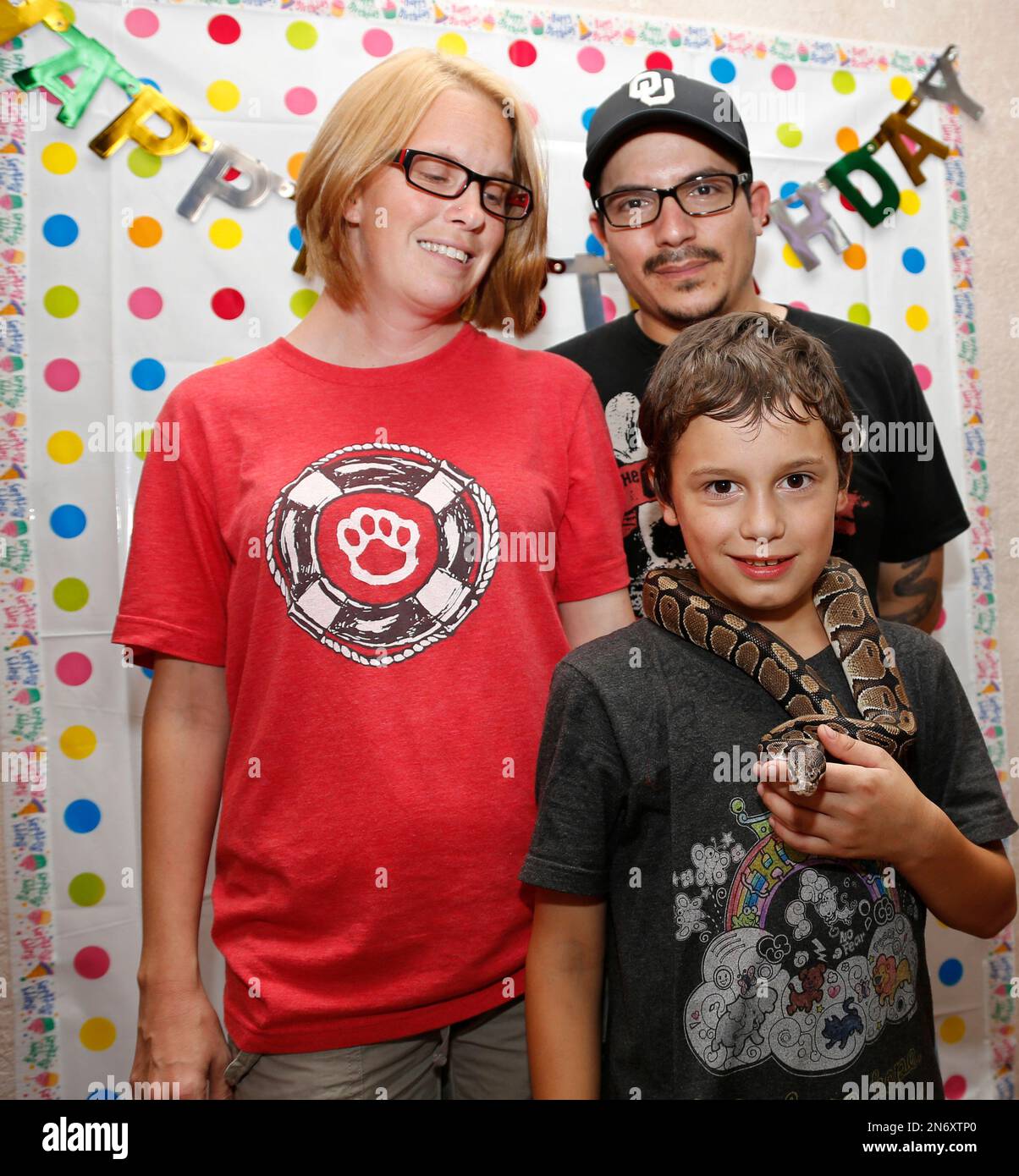 In this Monday, Aug. 5, 2013 photo, Xavier Delgado, front, poses for a ...