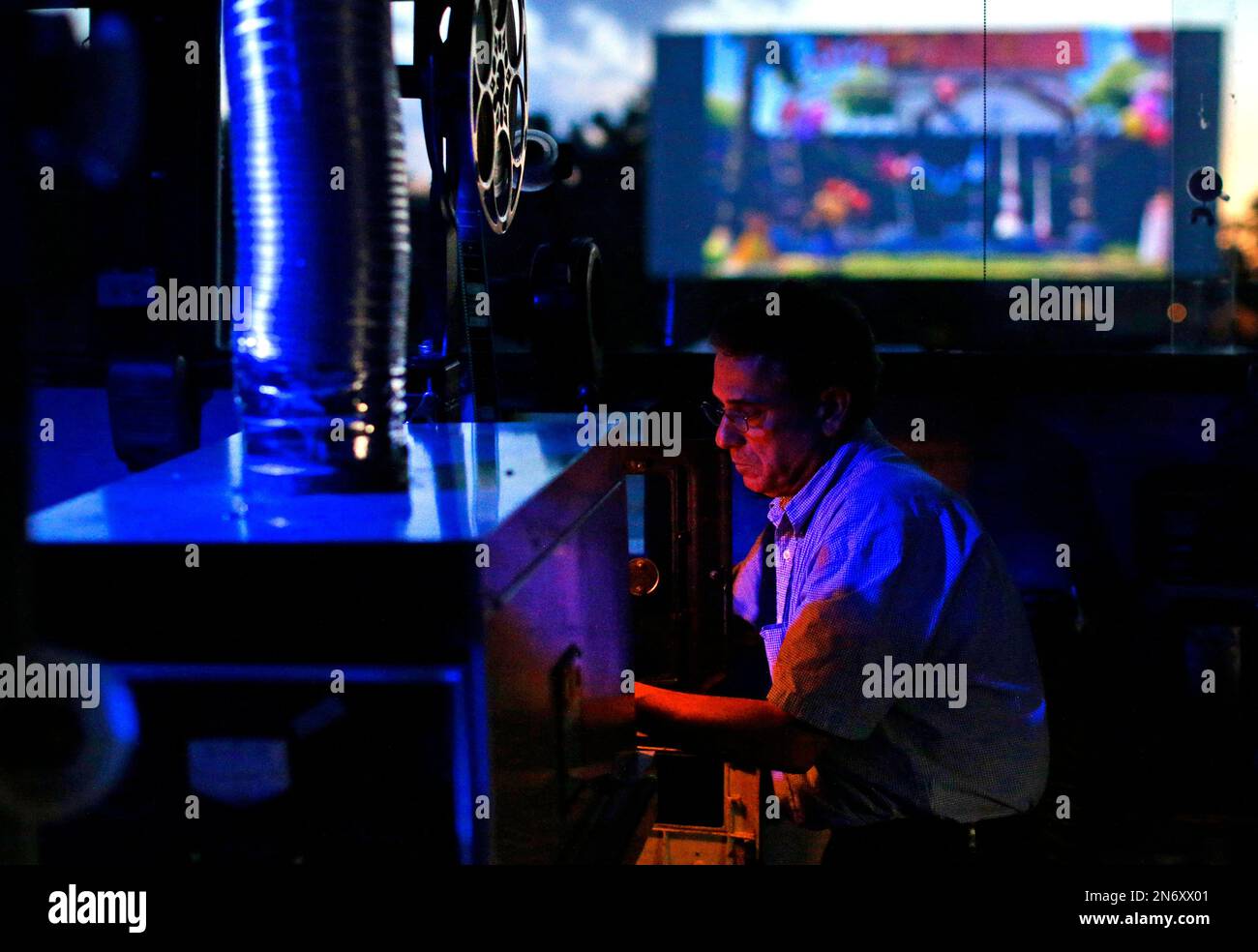 In this July 26, 2013 photo, D. Edward Vogel, owner of Bengies Drive-In ...