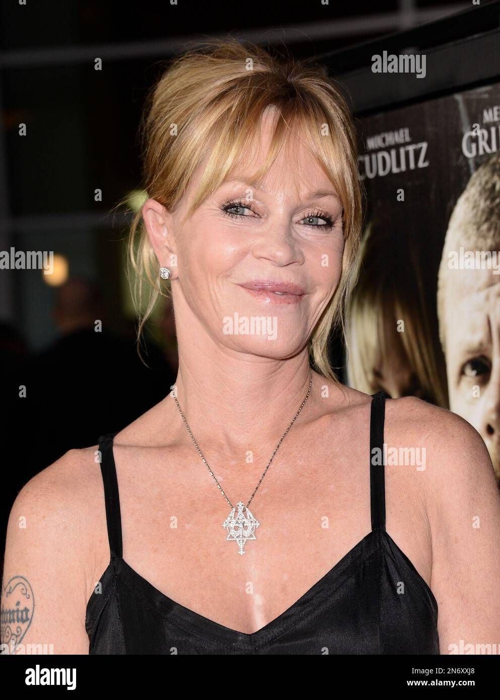 Actress Melanie Griffith arrives on the red carpet at the premiere of ...