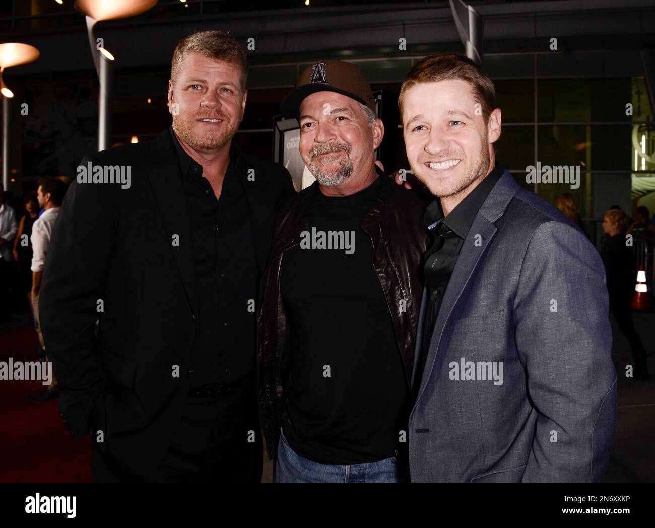 Actor Michael Cudlitz, left, producer and writer Christopher Chulack ...
