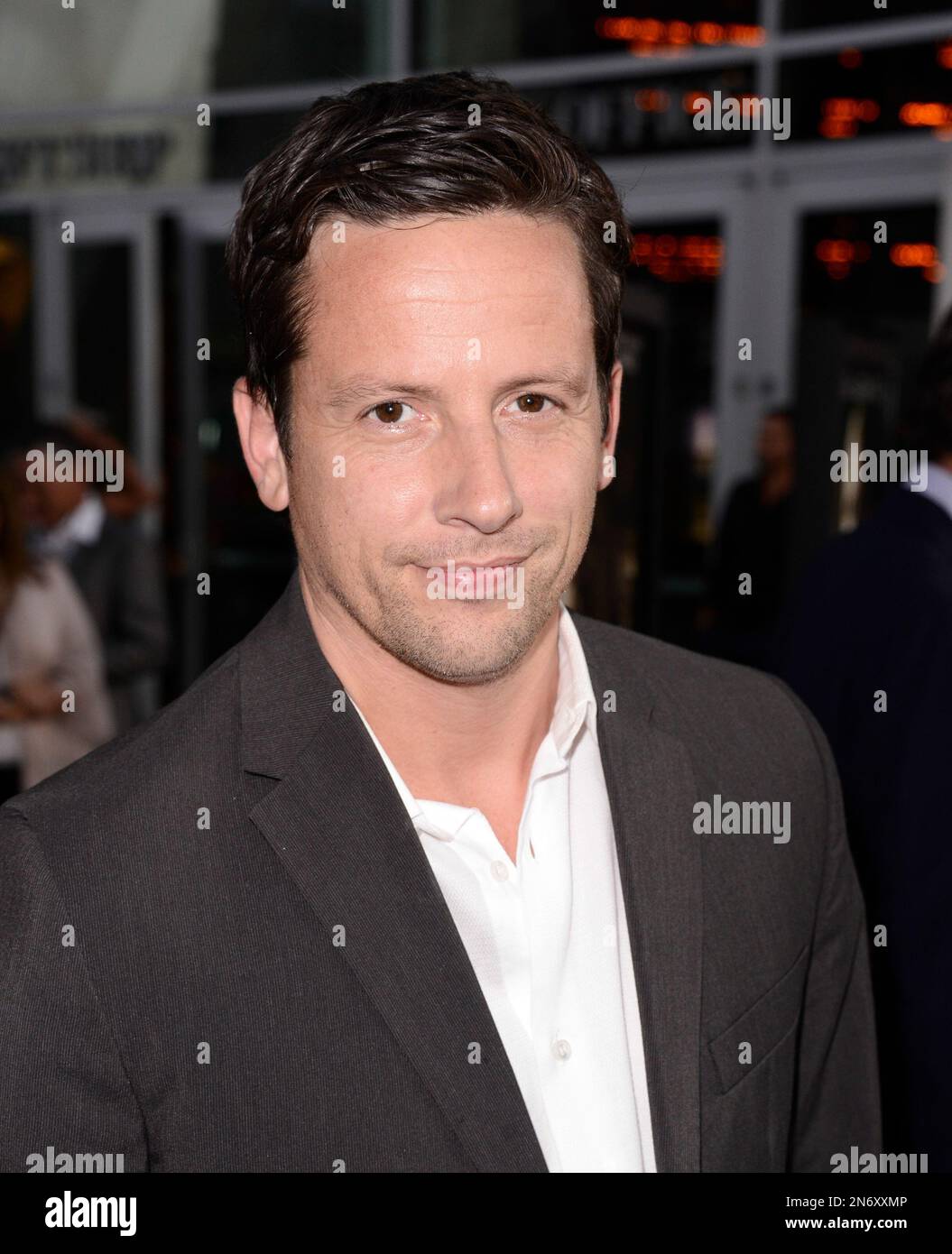 Actor Ross McCall arrives on the red carpet at the premiere of the ...