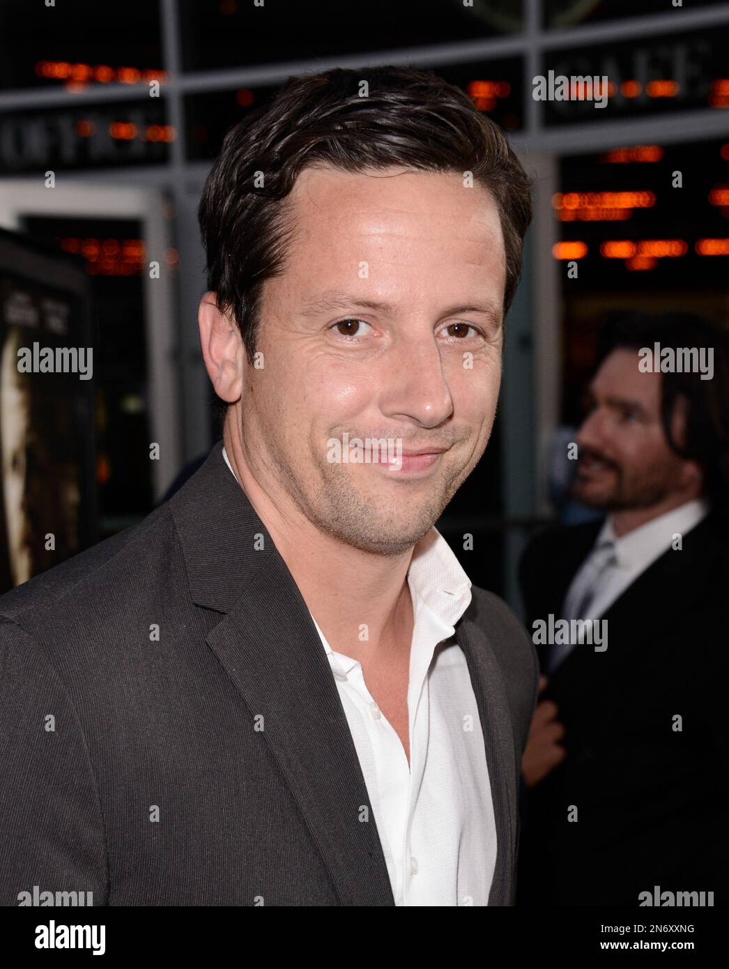 Actor Ross McCall arrives on the red carpet at the premiere of the ...