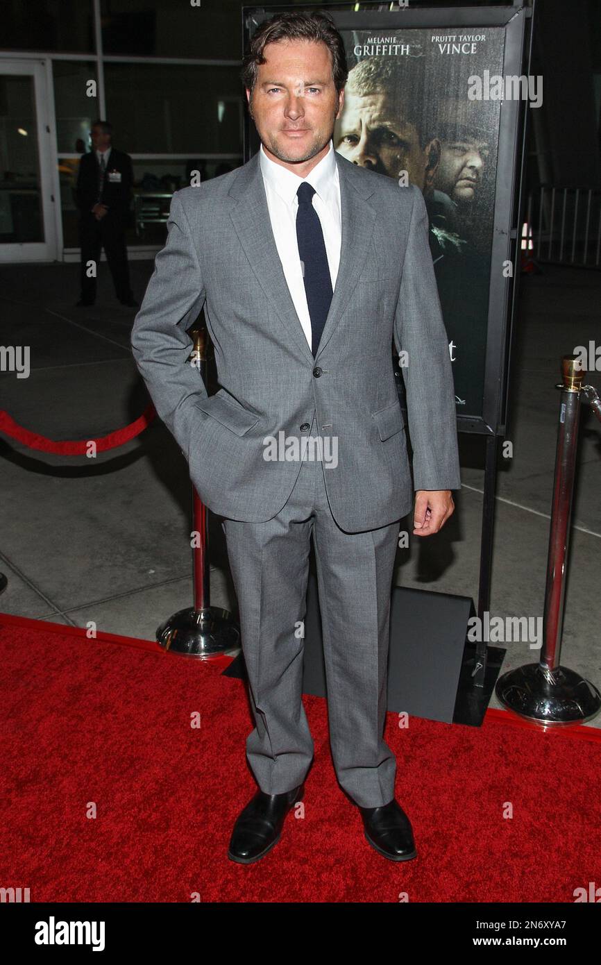 Actor Peter O'Meara arrives at the premiere of "Dark Tourist" at the ...
