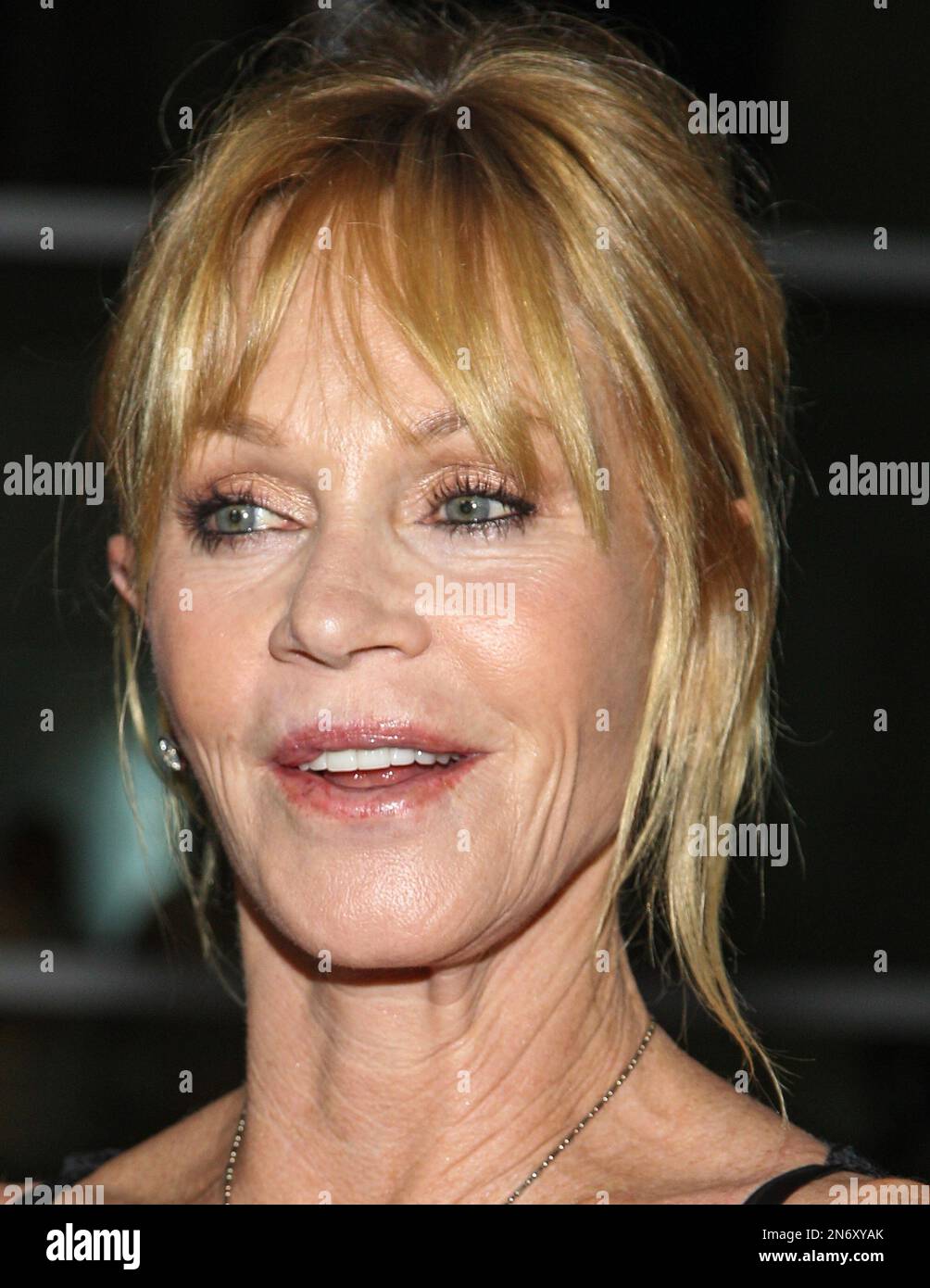 Actress Melanie Griffith arrives at the premiere of "Dark Tourist" at ...