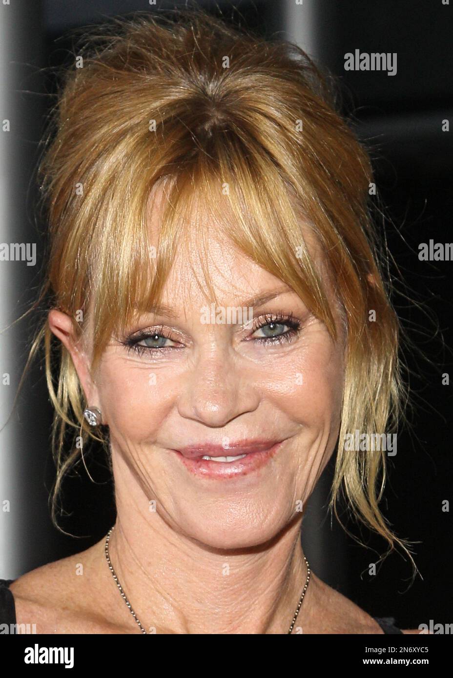 Actress Melanie Griffith arrives at the premiere of "Dark Tourist" at ...