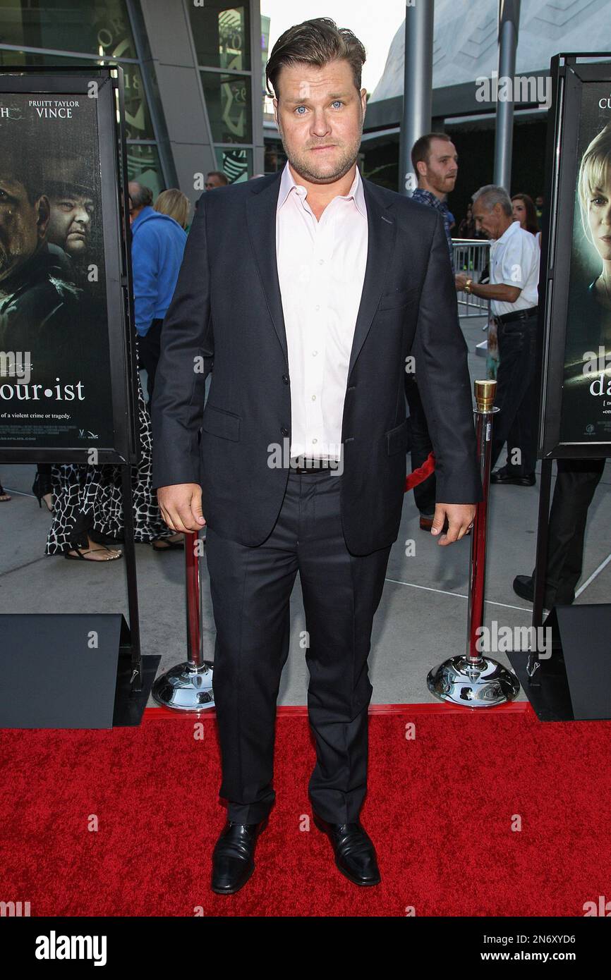 Actress Zachery Ty Bryan arrives at the premiere of "Dark Tourist" at ...
