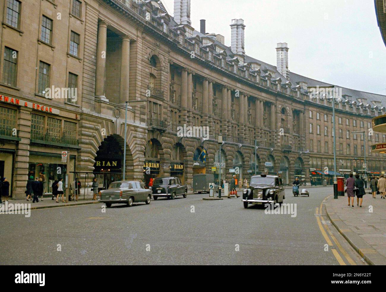 In the West End of London, a major shopping center leading off ...