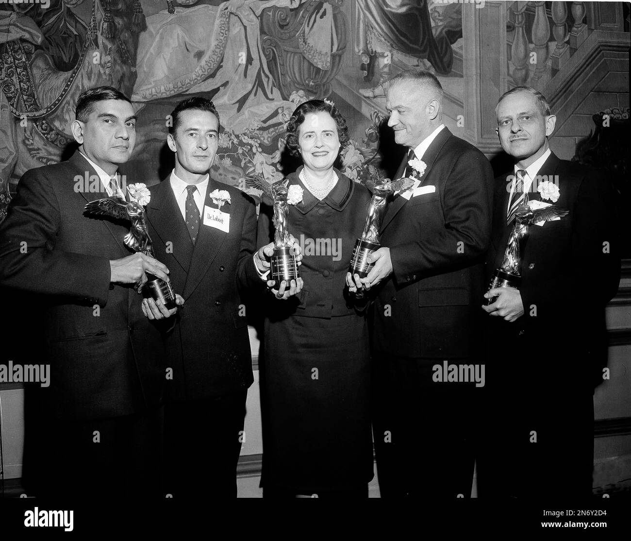 Foreign winners of the 1957 Albert Lasker Award of the American Public ...