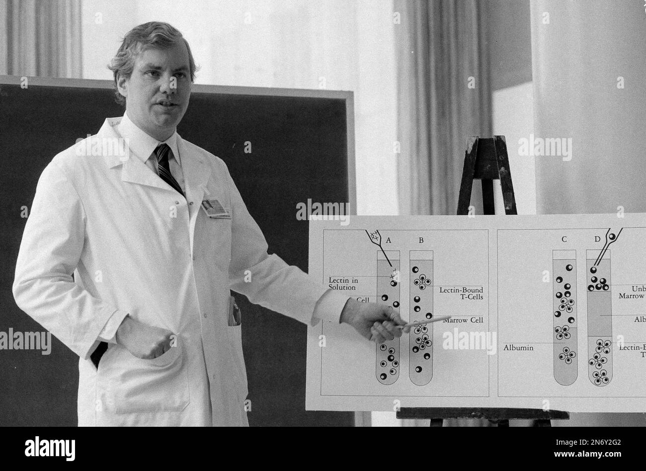 Dr. Richard O'Reilly, chief of the Bone Marrow Transplantation Service ...