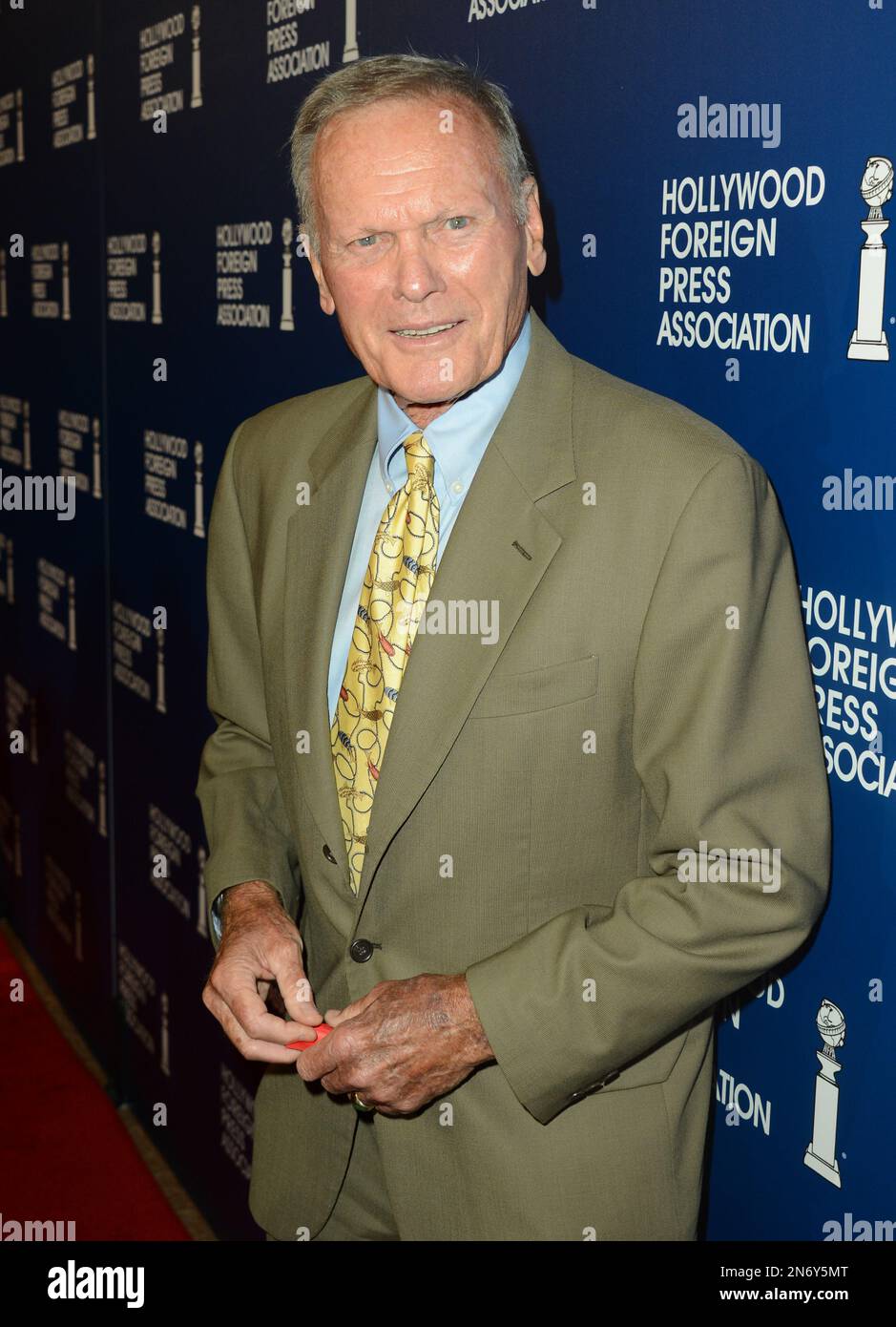Tab Hunter arrives at the Hollywood Foreign Press Association Luncheon ...