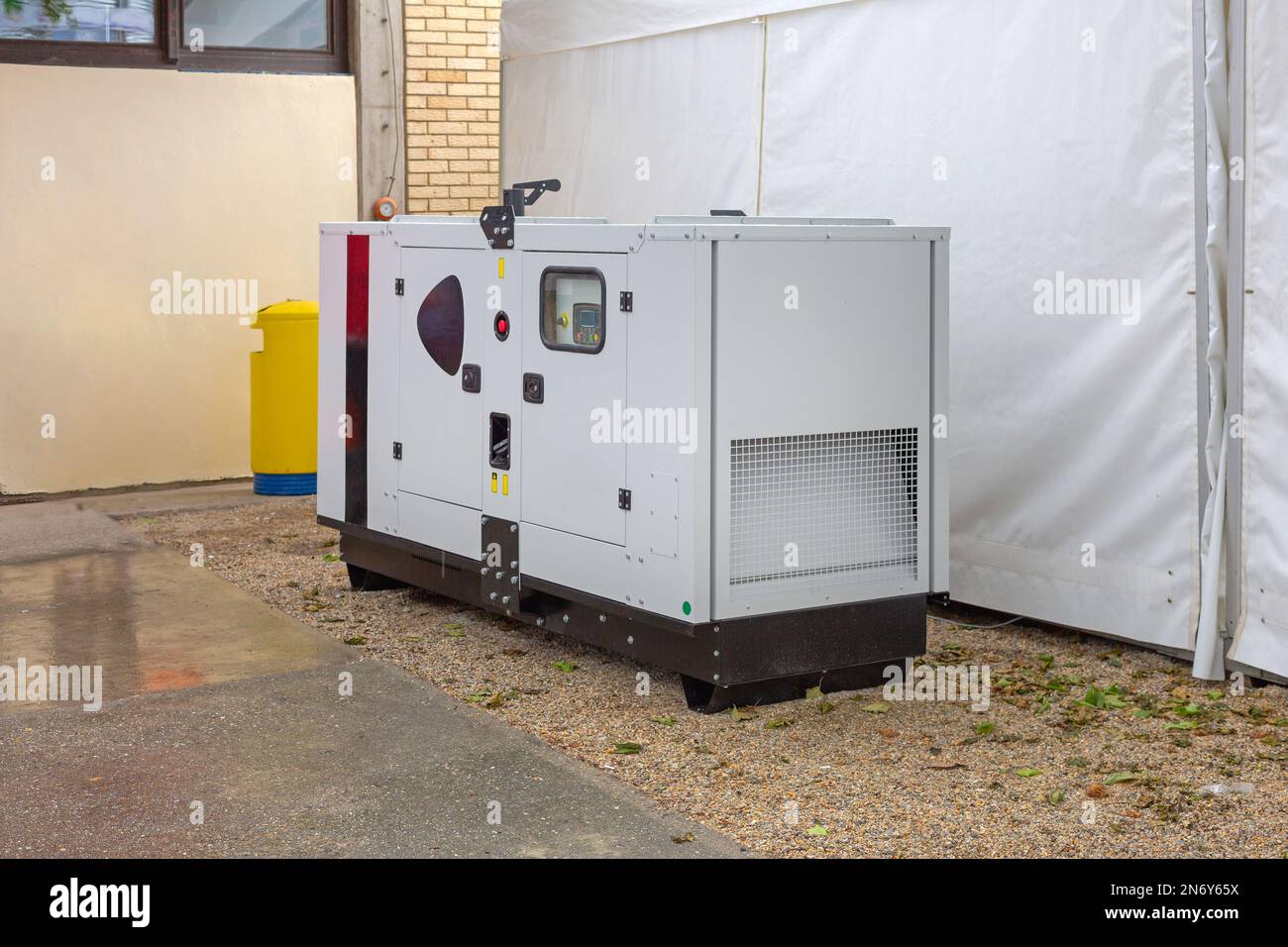 Auxiliary Electric Power Generator for Emergency Use Stock Photo - Alamy