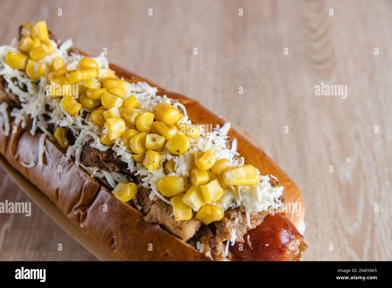 delicious fast food to share with family and friends Stock Photo - Alamy