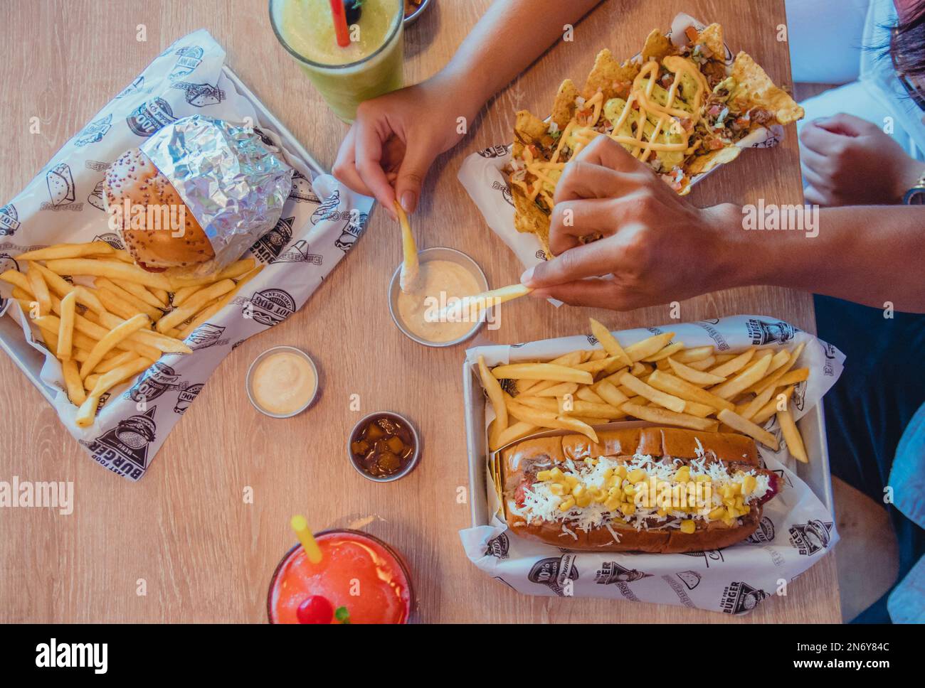 Mexico family meal hi-res stock photography and images - Alamy