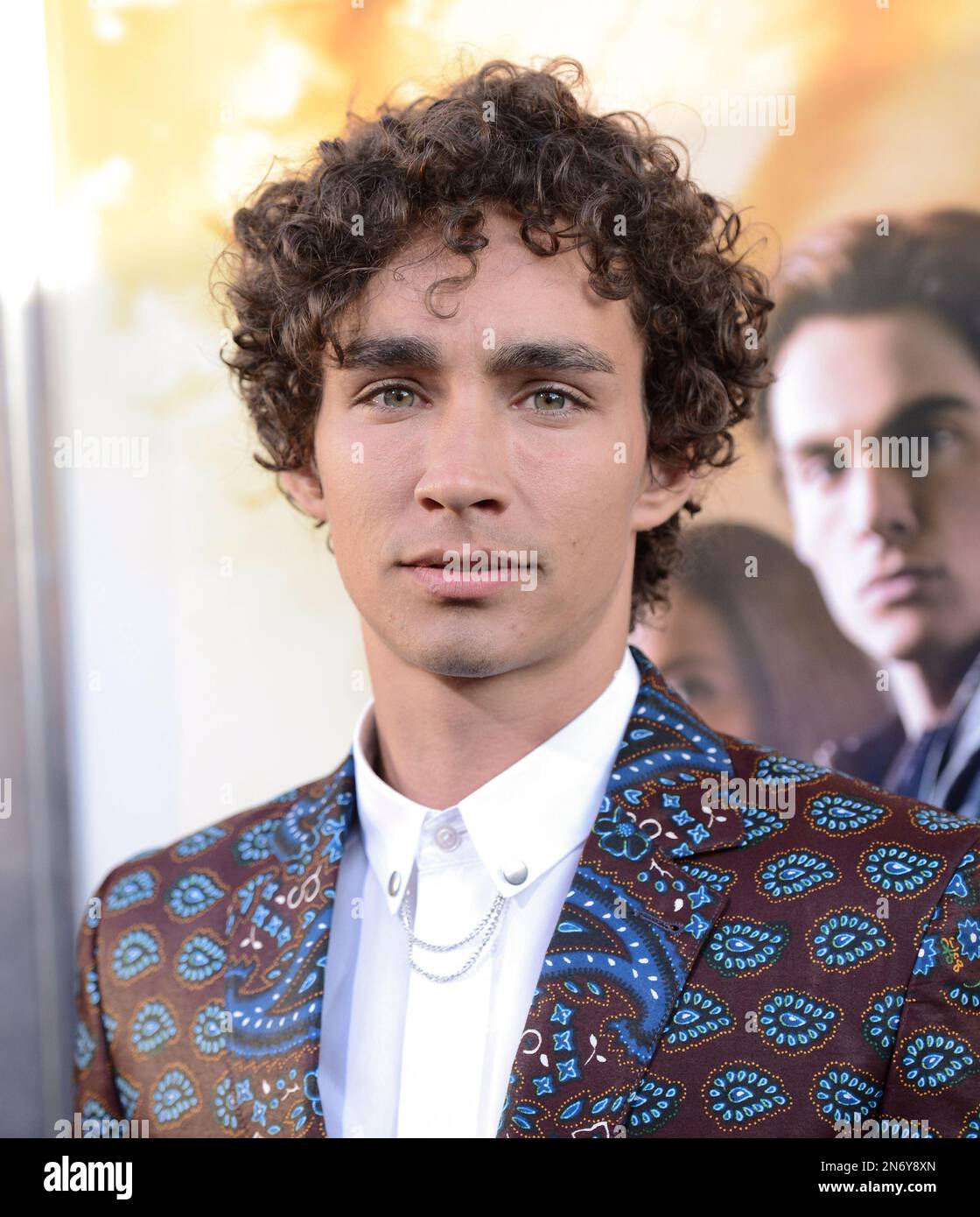 Actor Robert Sheehan arrives at the world premiere of "The Mortal ...
