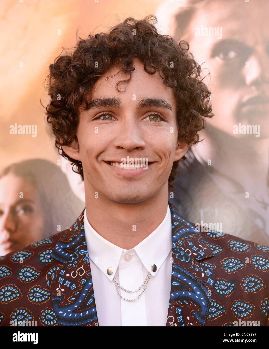 Actor Robert Sheehan arrives at the world premiere of "The Mortal ...