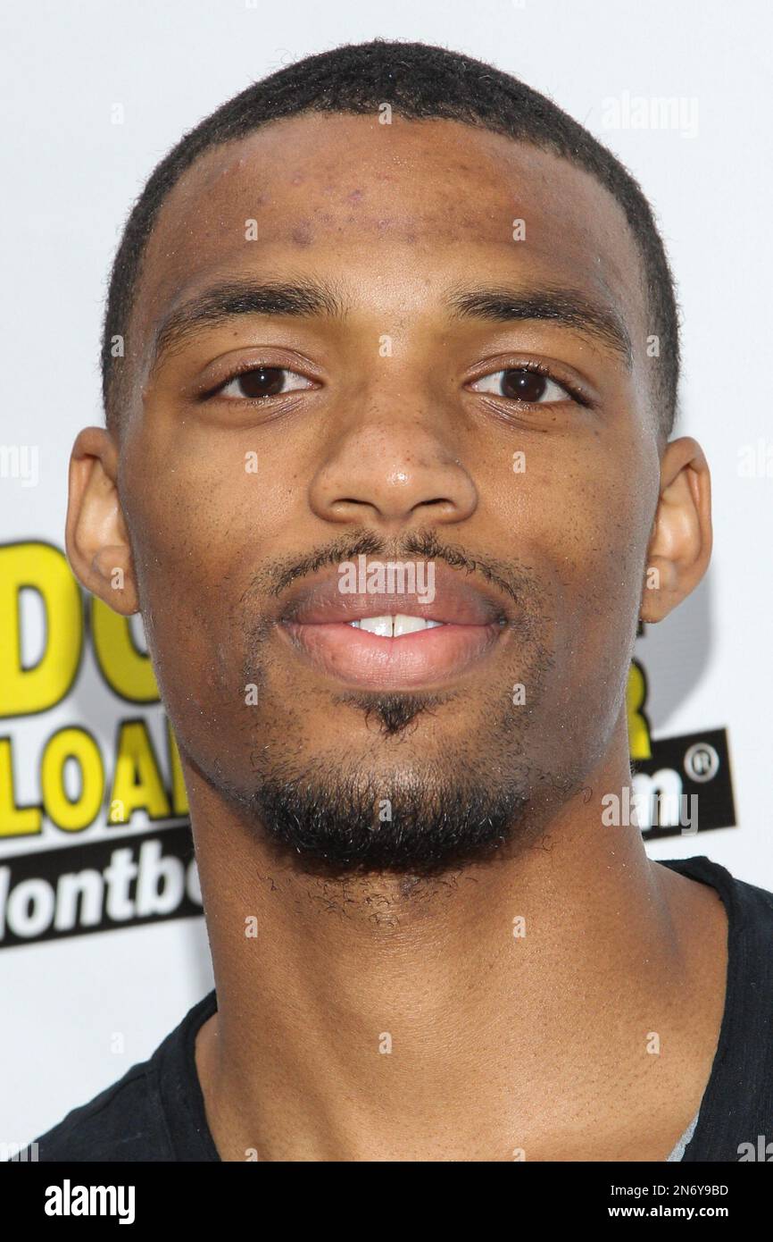 Recording artist Tyran Brown arrives at the premiere of "Gutshot ...