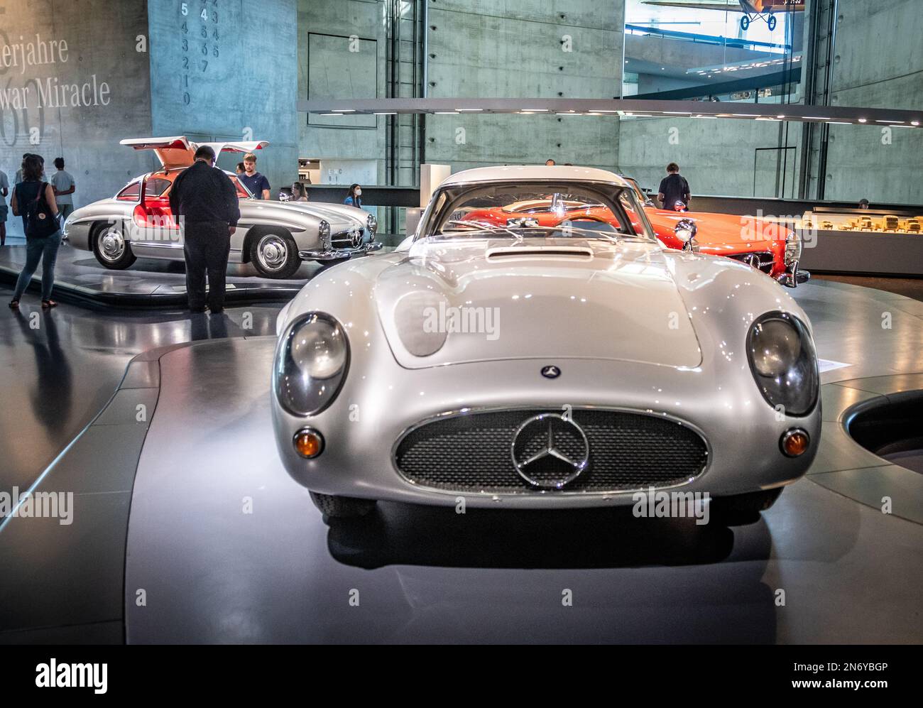 Mercedes-Benz Museum Stuttgart Germany 300 SLR - Worlds Most expensive car Stock Photo - Alamy