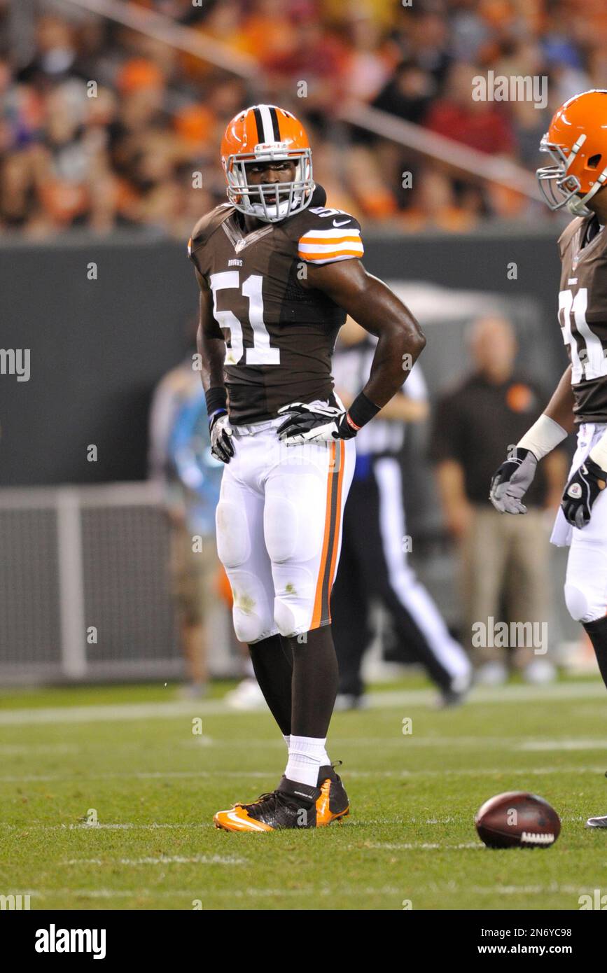 Cleveland Browns defensive end Barkevious Mingo (51) during an NFL ...