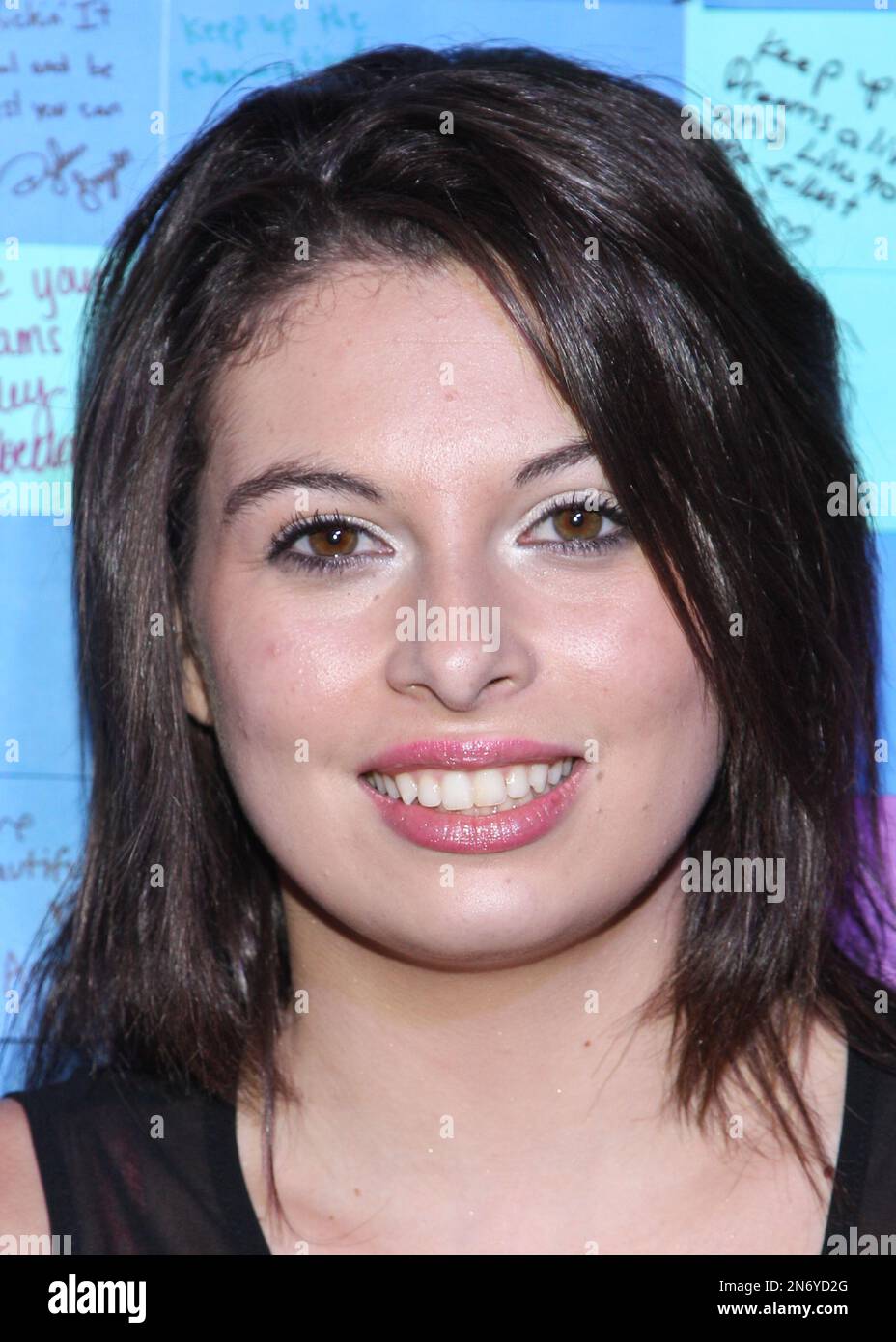 Actress Ashley Tramonte attends the Staples for Students Give-Back at ...