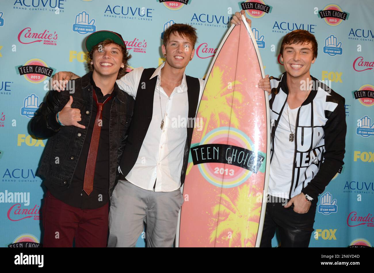 From left, Keaton Stromberg, Drew Chadwick and Wesley Stromberg of the ...