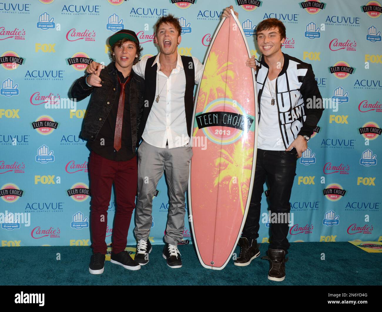 From left, Keaton Stromberg, Drew Chadwick and Wesley Stromberg of the ...