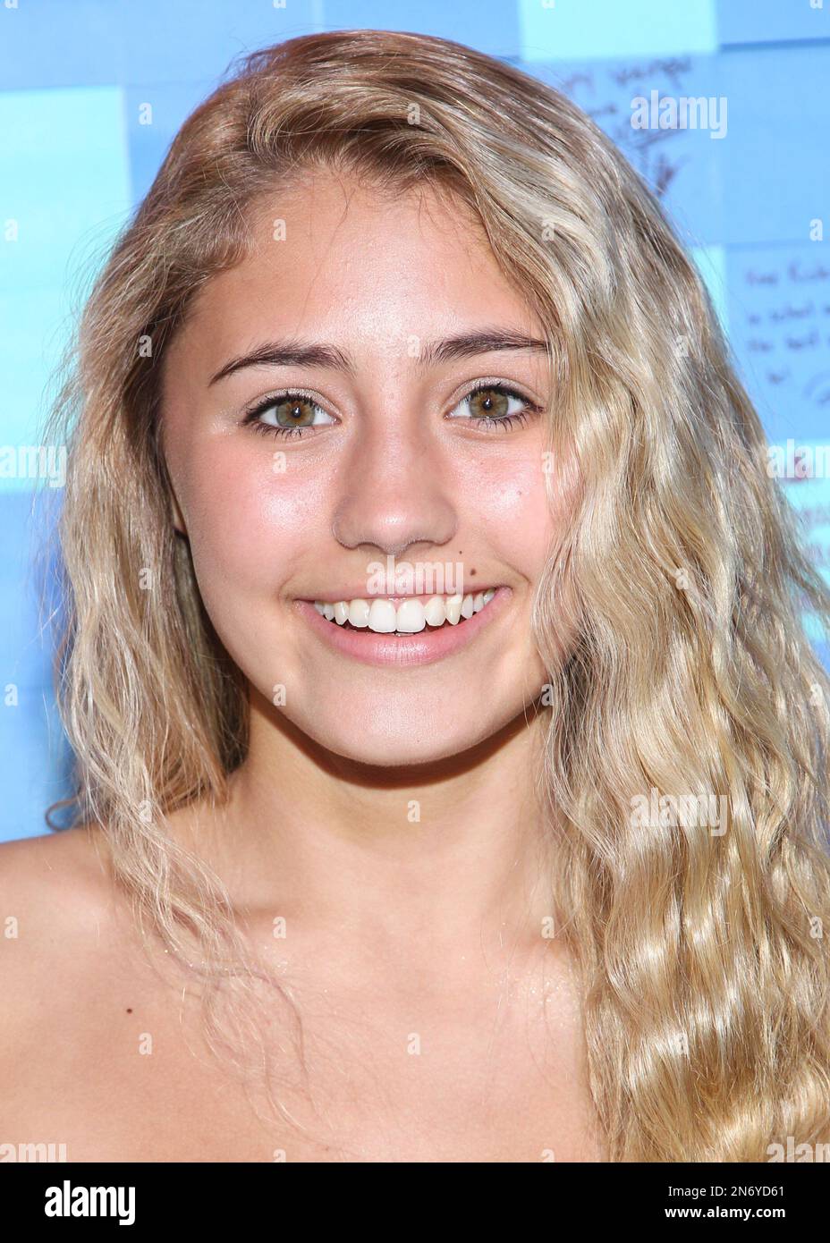 Actress Lia Marie Johnson attends the Staples for Students Give-Back at the Saddle Ranch Chop ...