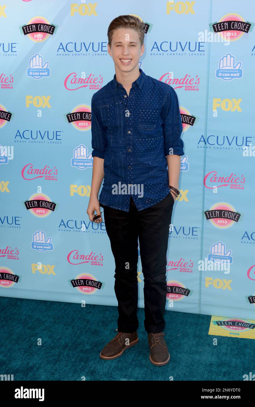 Ryan Beatty arrives at the Teen Choice Awards at the Gibson ...