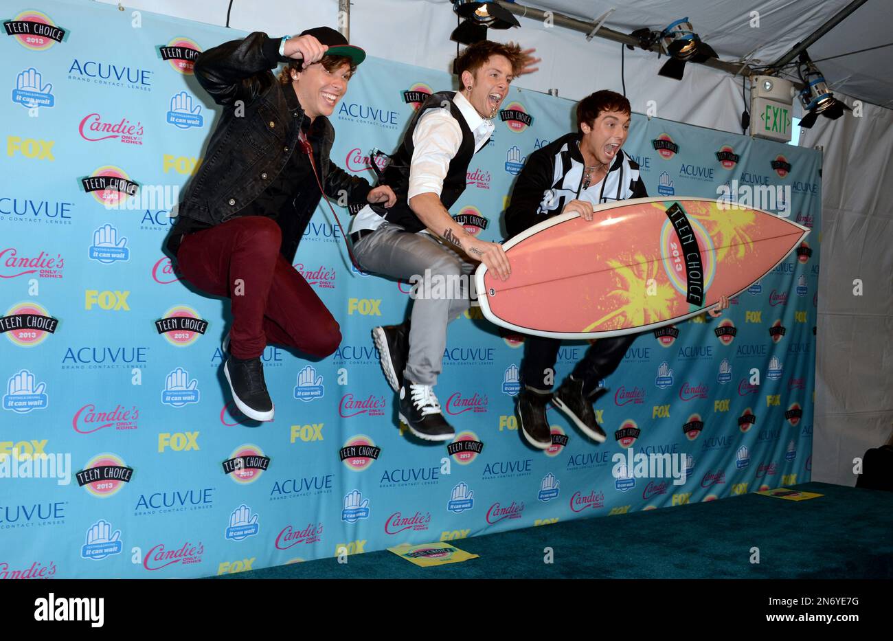 Keaton Stromberg, from left, Drew Chadwick and Wesley Stromberg of the ...