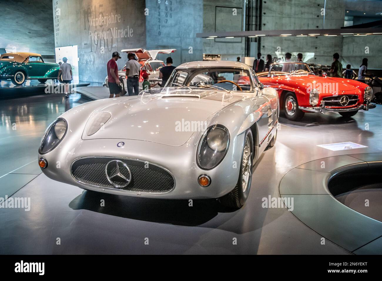 Mercedes-Benz Museum Stuttgart Germany 300 SLR - Worlds Most expensive car Stock Photo - Alamy