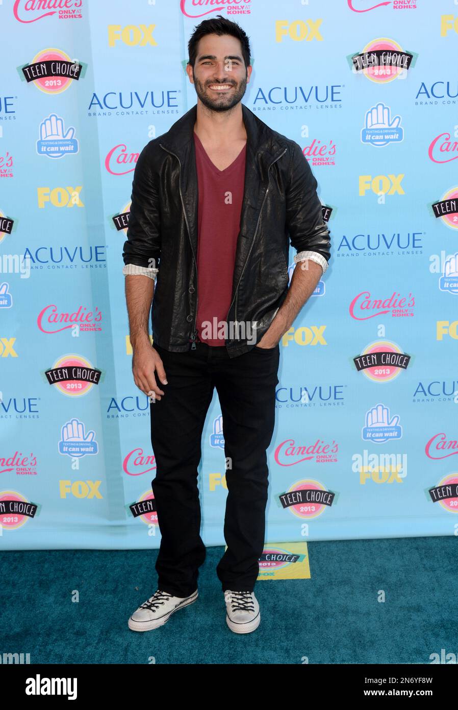 Tyler Hoechlin arrives at the Teen Choice Awards at the Gibson ...