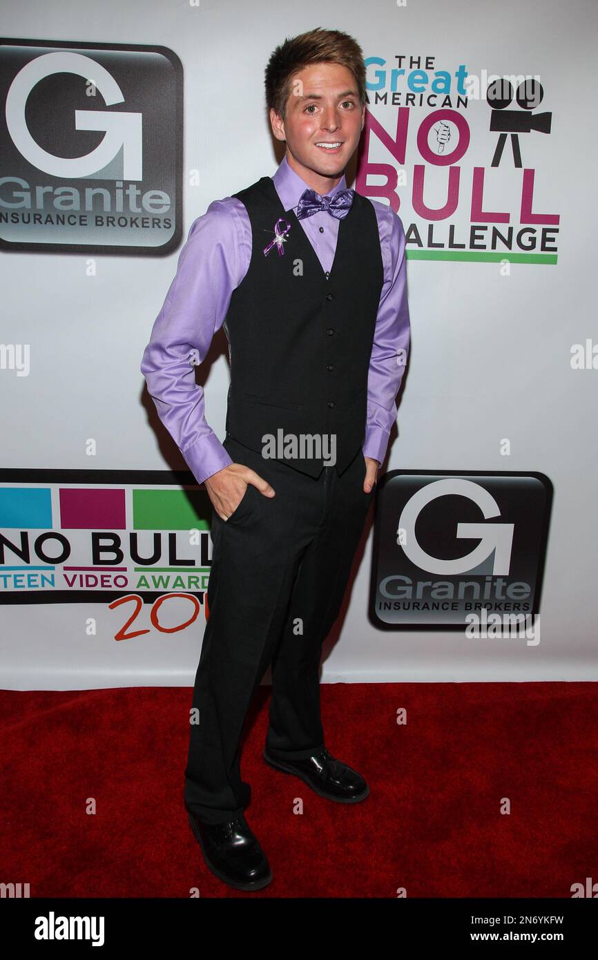 Scott Hannah arrives at the No Bull Teen Video Awards at the Westin LAX ...