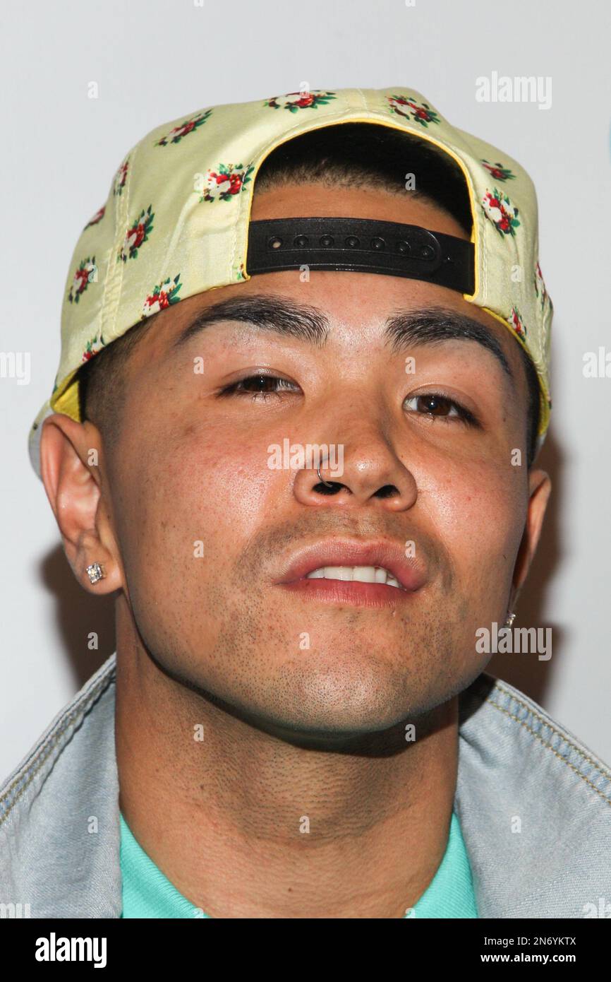 Singer-songwriter Allan I arrives at the No Bull Teen Video Awards at ...