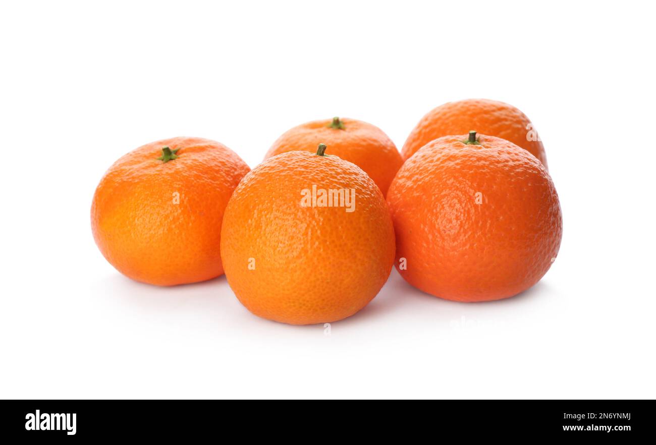 Many fresh tangerines on Cut Out Stock Images & Pictures - Alamy
