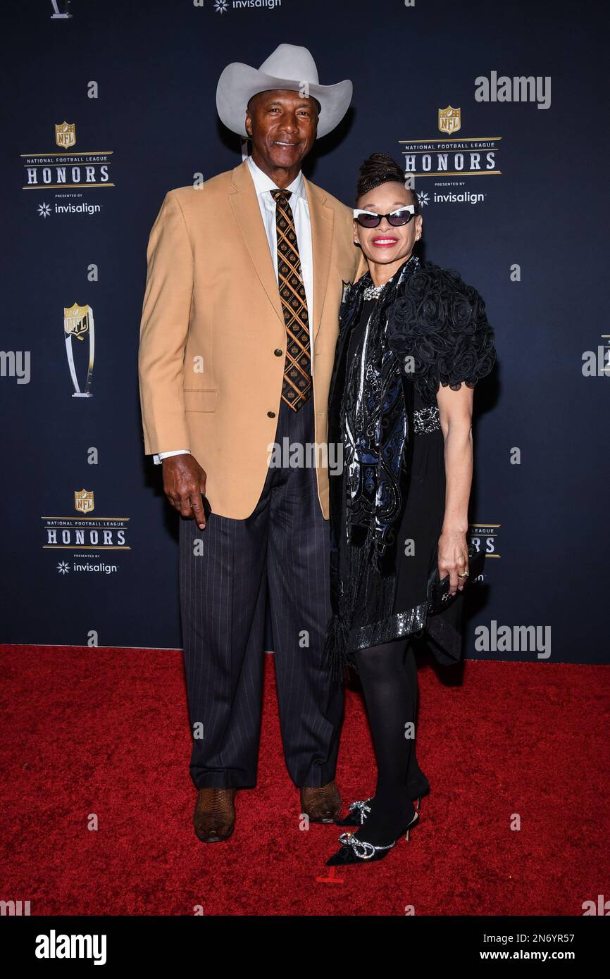 Mel Blount (Left) walking on the red carpet at NFL Honors held at ...