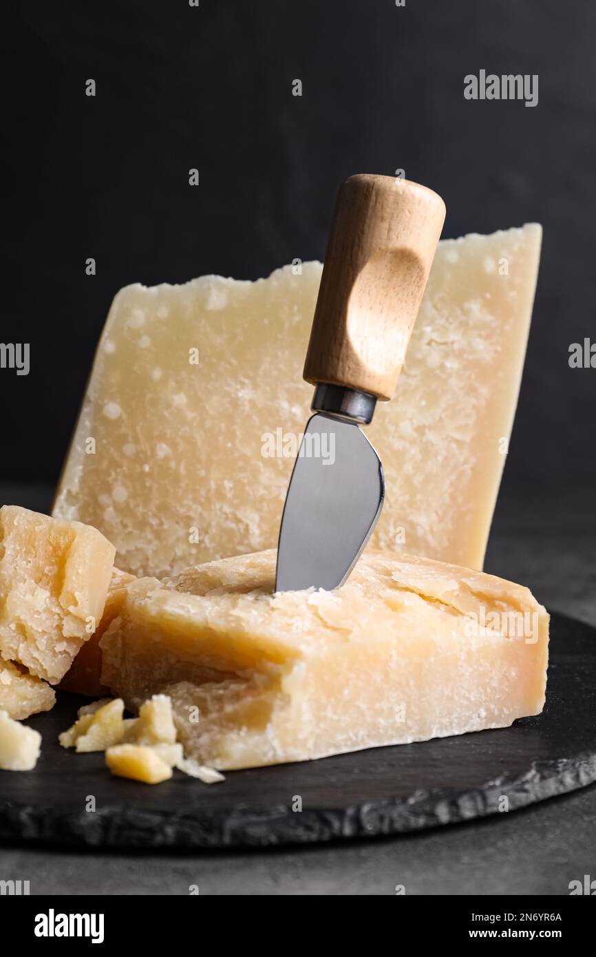 Block parmesan on slate hi-res stock photography and images - Alamy
