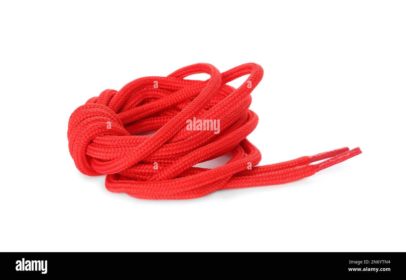 Red shoe laces hi-res stock photography and images - Alamy