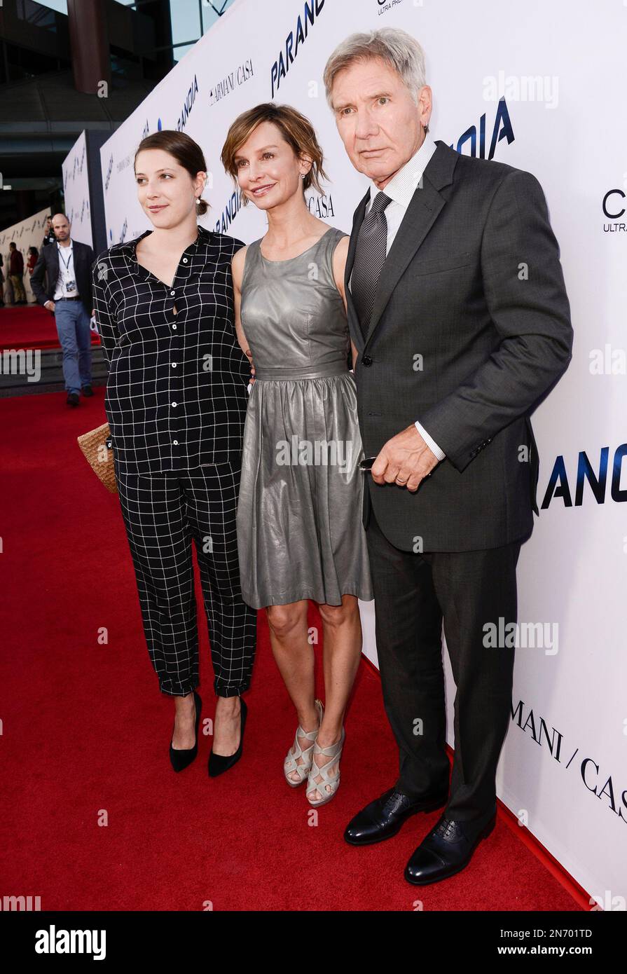 Actress Georgia Ford, Actor Harrison Ford and actress Calista Flockhart ...