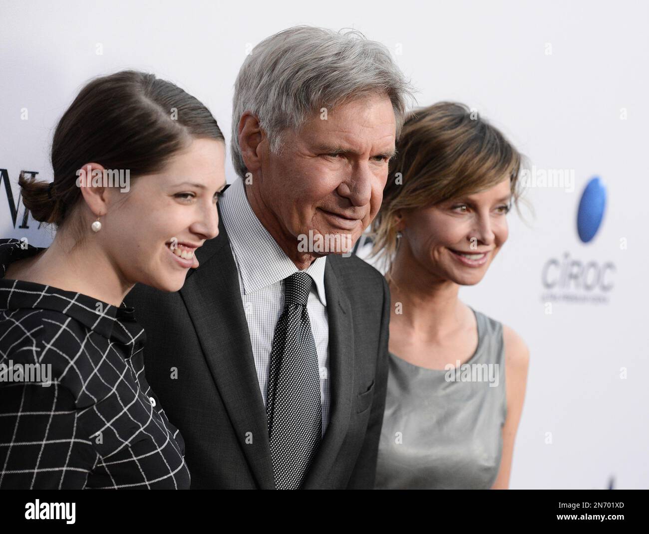 Actress Georgia Ford, Actor Harrison Ford and actress Calista Flockhart ...